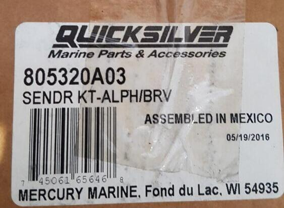 Quicksilver Trimsender KUM LIMIT sensoren - 805320A03-1 | Billig Propel