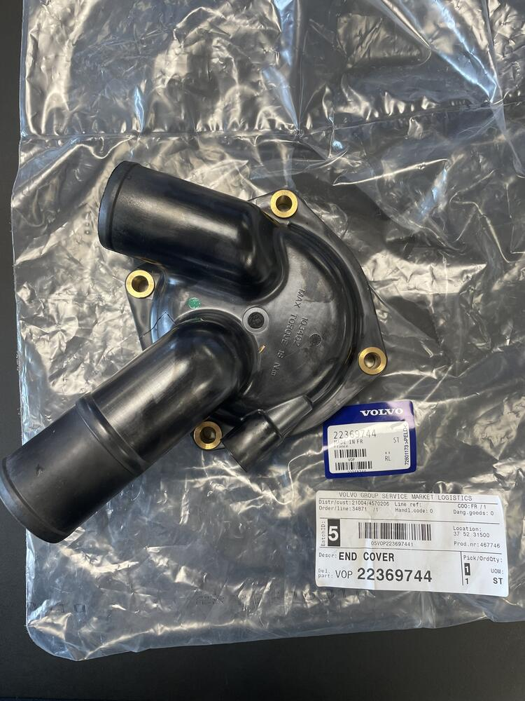 Volvo Penta End cover D6-370A-D - 22369744-1 | Billig Propel